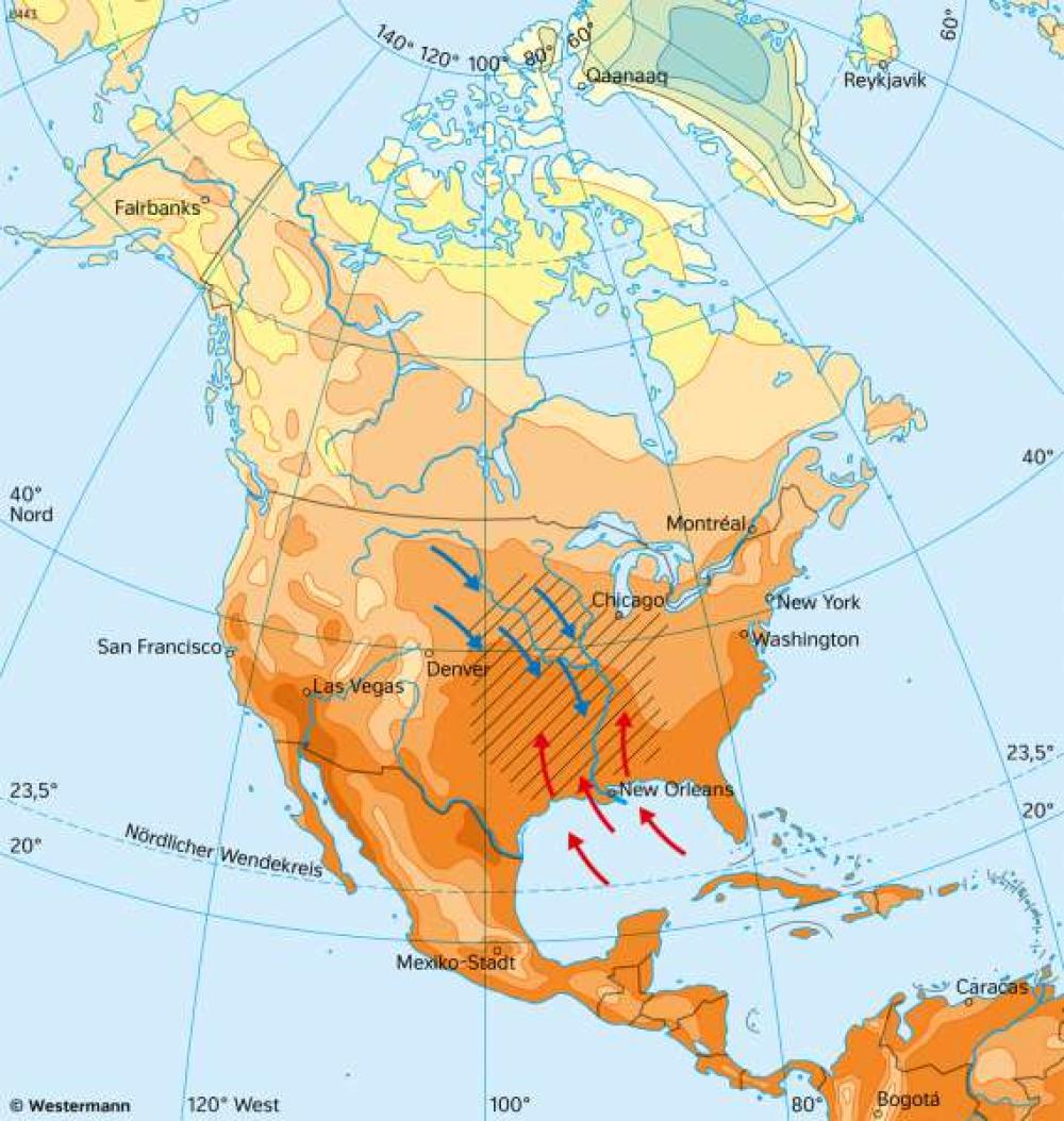 Nord- und Mittelamerika - Temperaturen im Juli-978-3-14-100380-2-151-4 ... Nord- und Mittelamerika - Temperaturen im Juli-978-3-14-100380-2-151-4 ...