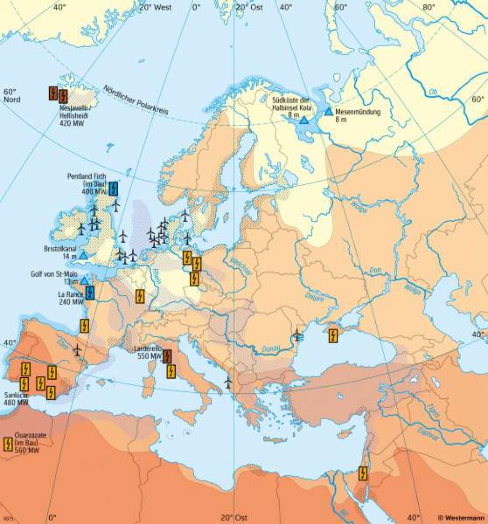 Europa - Erneuerbare Energiereserven-978-3-14-100380-2-89-4-1 | Diercke.de