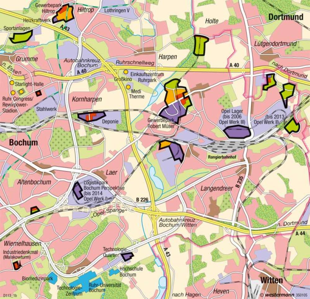 Bochum - Strukturwandel-978-3-14-100800-5-41-3-2 | Diercke 2023