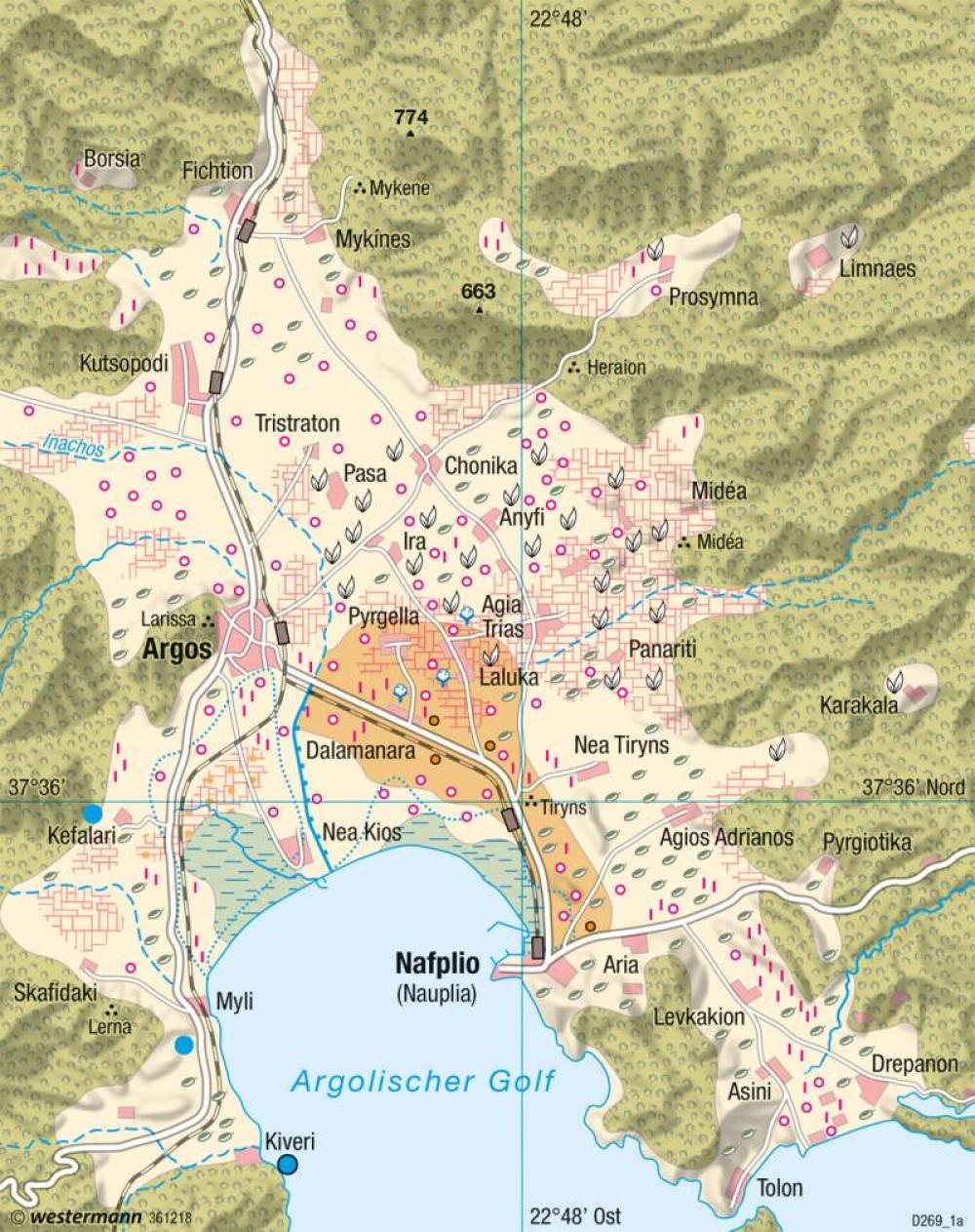 Argolis (Griechenland) - Landschaftswandel-978-3-14-100800-5-137-4-1 ...
