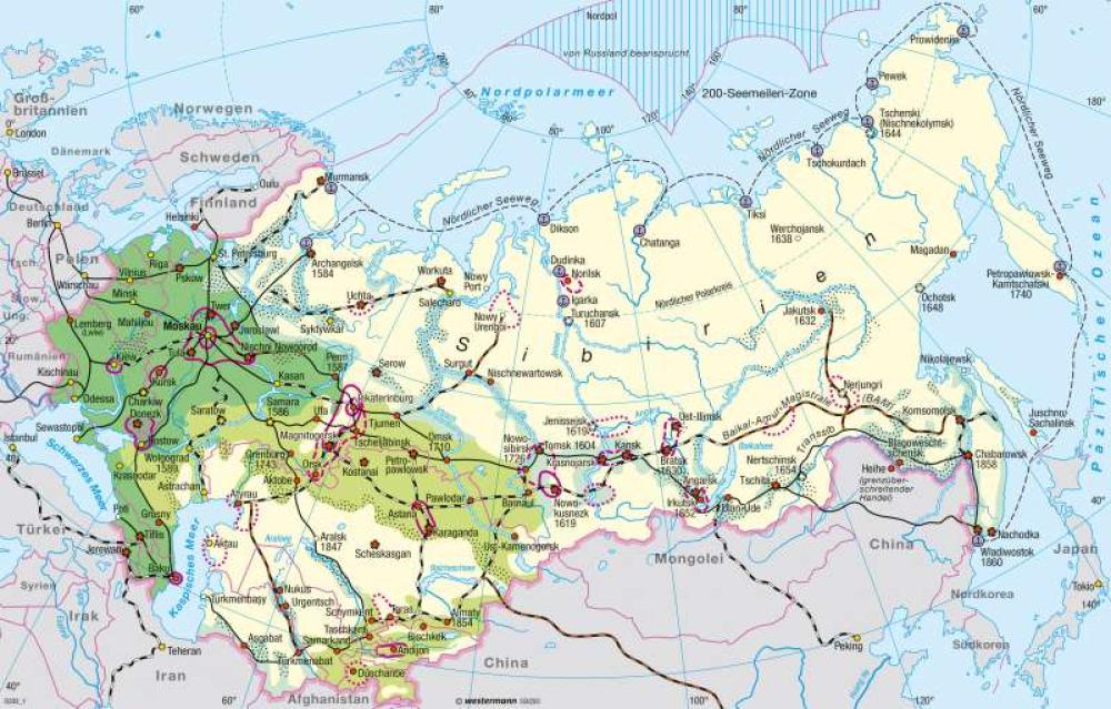 Sibirien - Erschließung-978-3-14-100800-5-172-1-1 | Diercke 2023