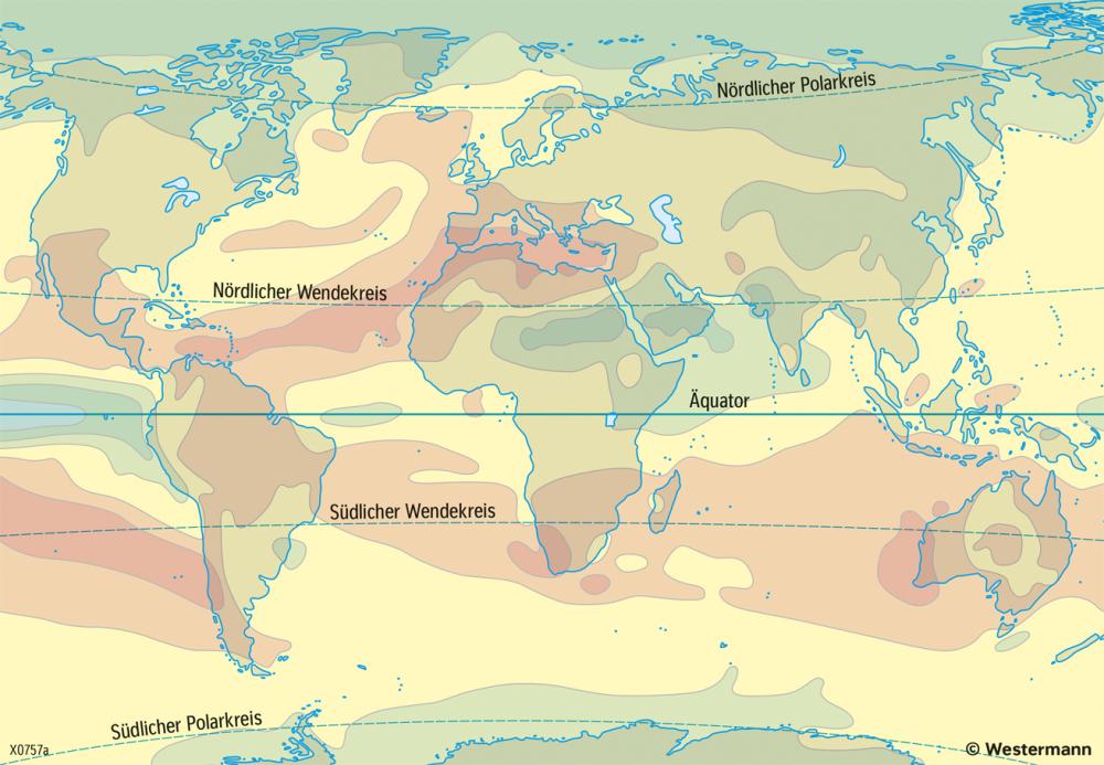 Erde - Zukünftige Niederschlagsveränderung-978-3-14-100900-2-265-2-1 | Diercke.de